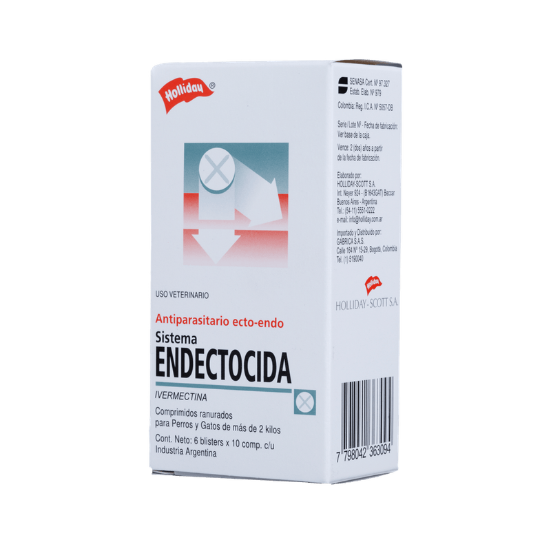 Sistema endectocida 60 comprimidos